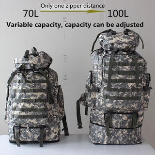 100L Backpack Men's Large Capacity Travel Bag Luggage Bag Waterproof ...