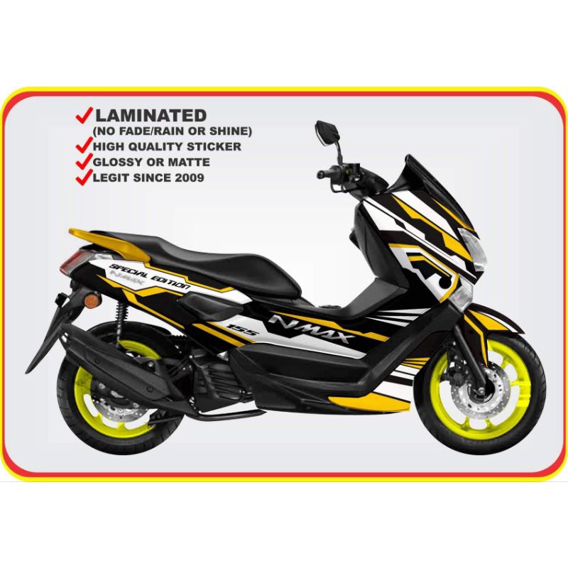 DECALS GLOSS & MATT LAMINATED FOR NMAX V1 V2 | Shopee Philippines