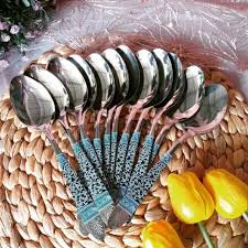 Spoon Or Fork batik motif, Thick stainless Tablespoon | Shopee Philippines