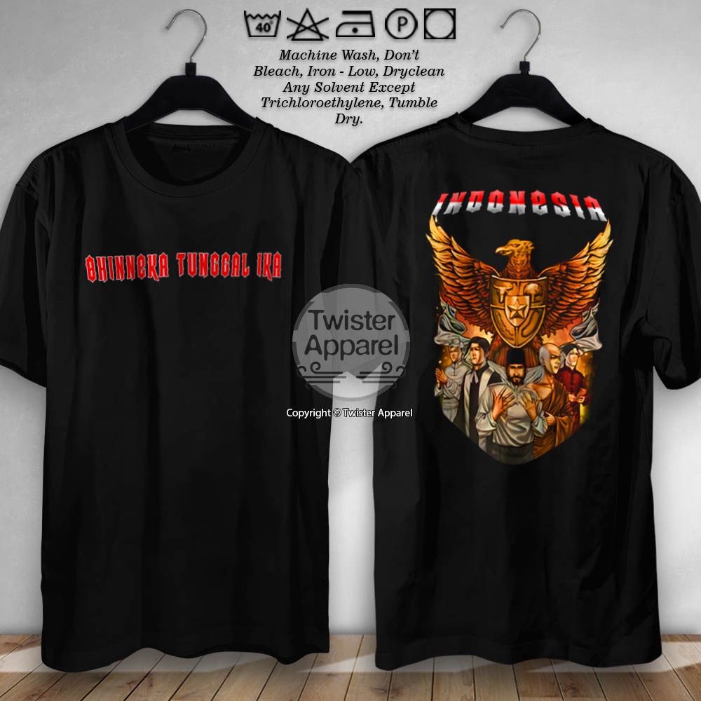T-shirt Distro Indonesia Series Bhinneka Tunggal Ika Garuda August ...