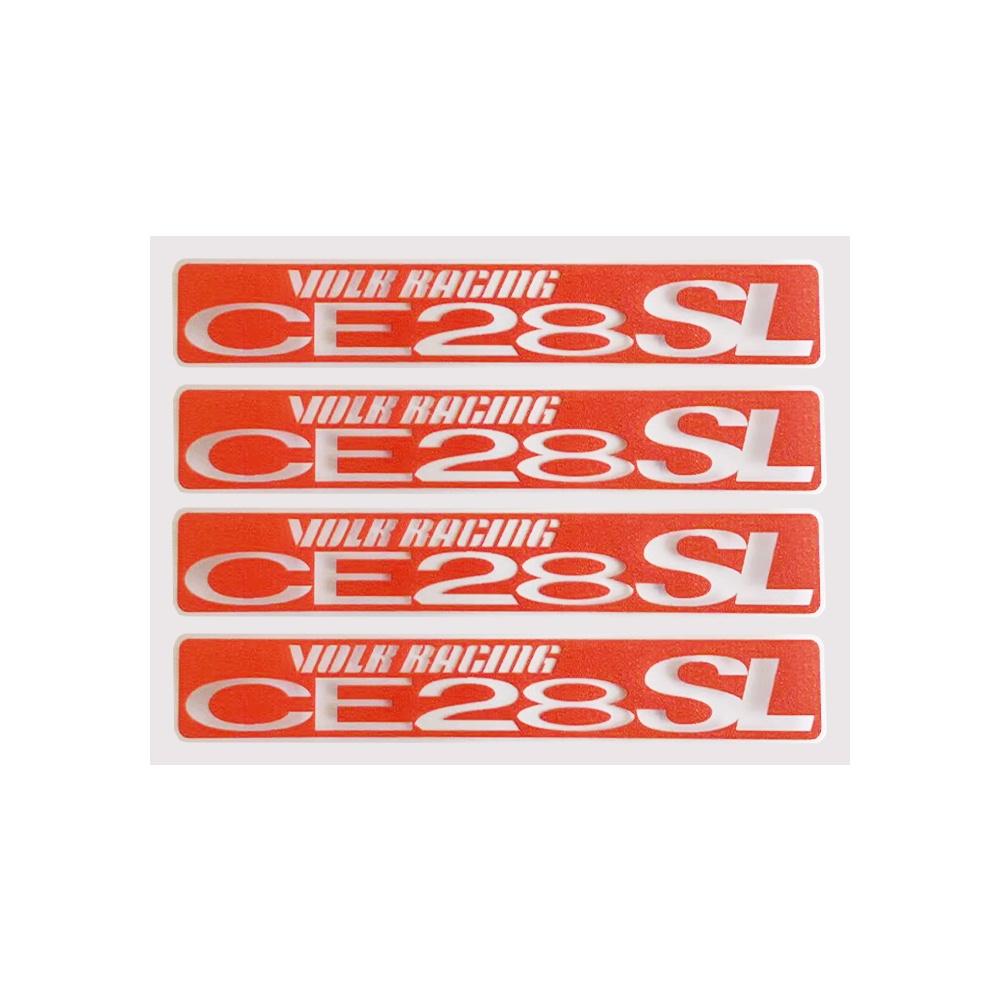 RAYS VOLK RACING CE28 SL RIM STICKER 100mm*15mm PVC High Quality ...