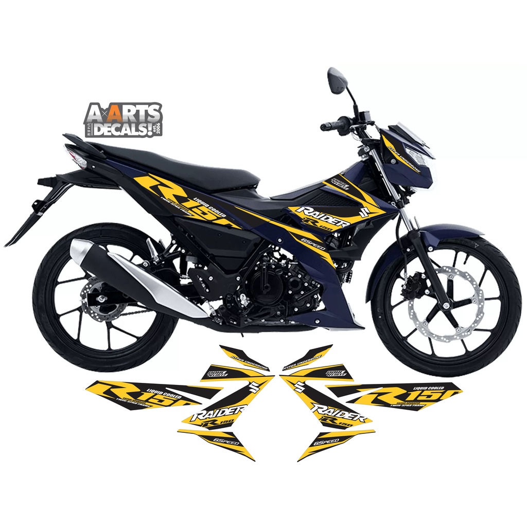 Raider FI 150 Sticker Decals | Shopee Philippines
