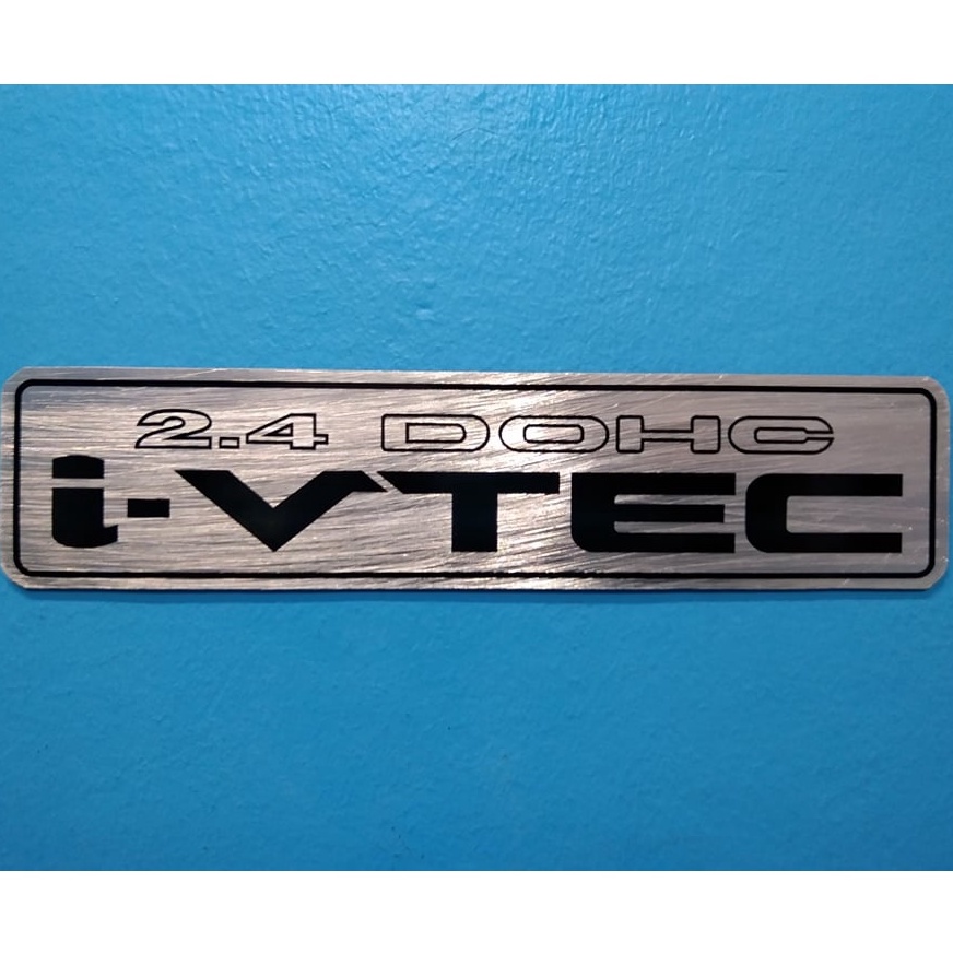 2.4 DOHC I-VTEC METAL BADGE FOR HONDA | Shopee Philippines