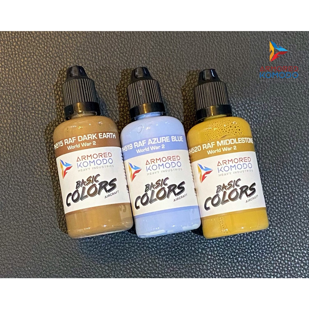 RAF Desert Colors WW2 Aircraft Colors Set of 3 Airbrush Hobby Paints ...