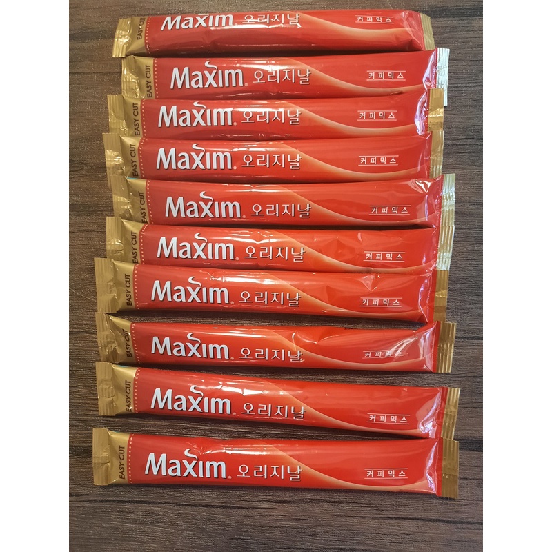 Maxim coffee series 10 sticks each. Mocha gold, white gold, original ...