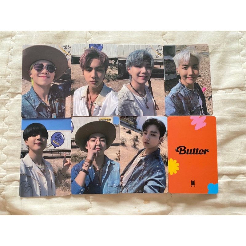 Bts butter luckydraw photocard PC soundwave+m2u+powerstation | Shopee Philippines