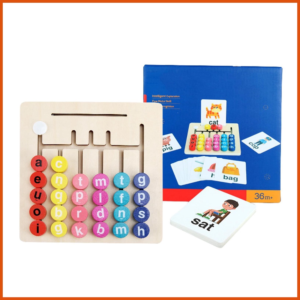 Reading Blocks Learning Toys Word Spelling Maze Toddler See and ...