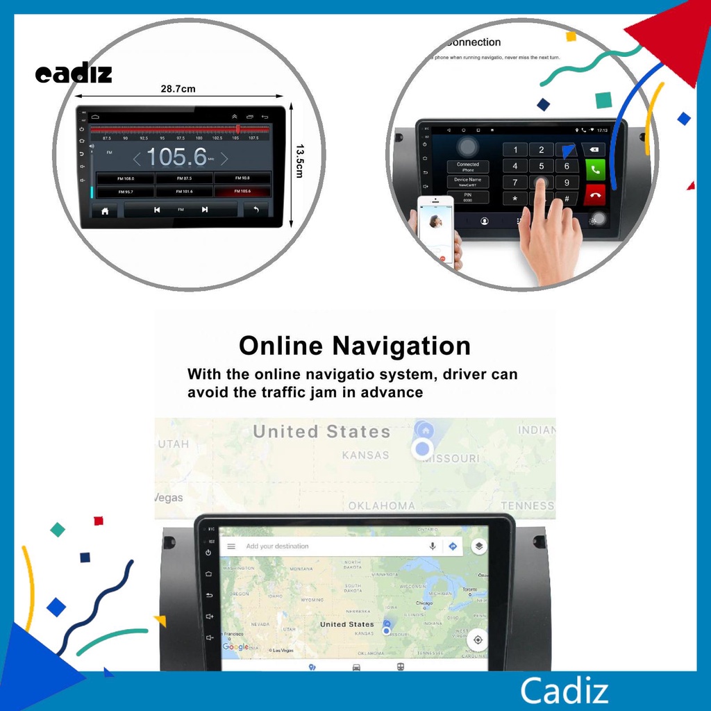 CADI Practical Car Navigator Bluetooth-compatible 1G 16G Power-off ...