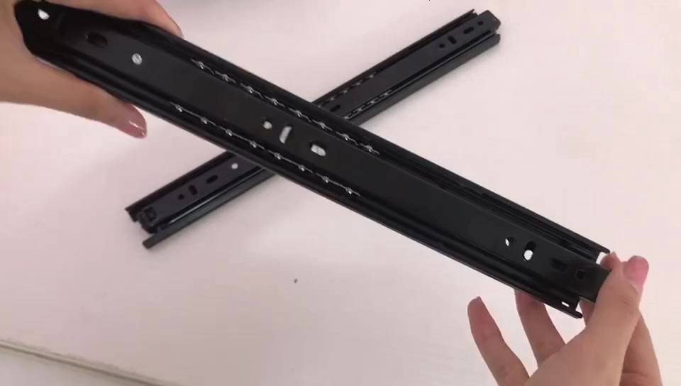 Drawer guide Soft Close Drawer Slide For Desk Drawer Rail Heavy Duty ...