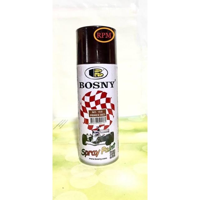 Bosny Spray Paint Primer Grey, Red and White(400cc) | Shopee Philippines