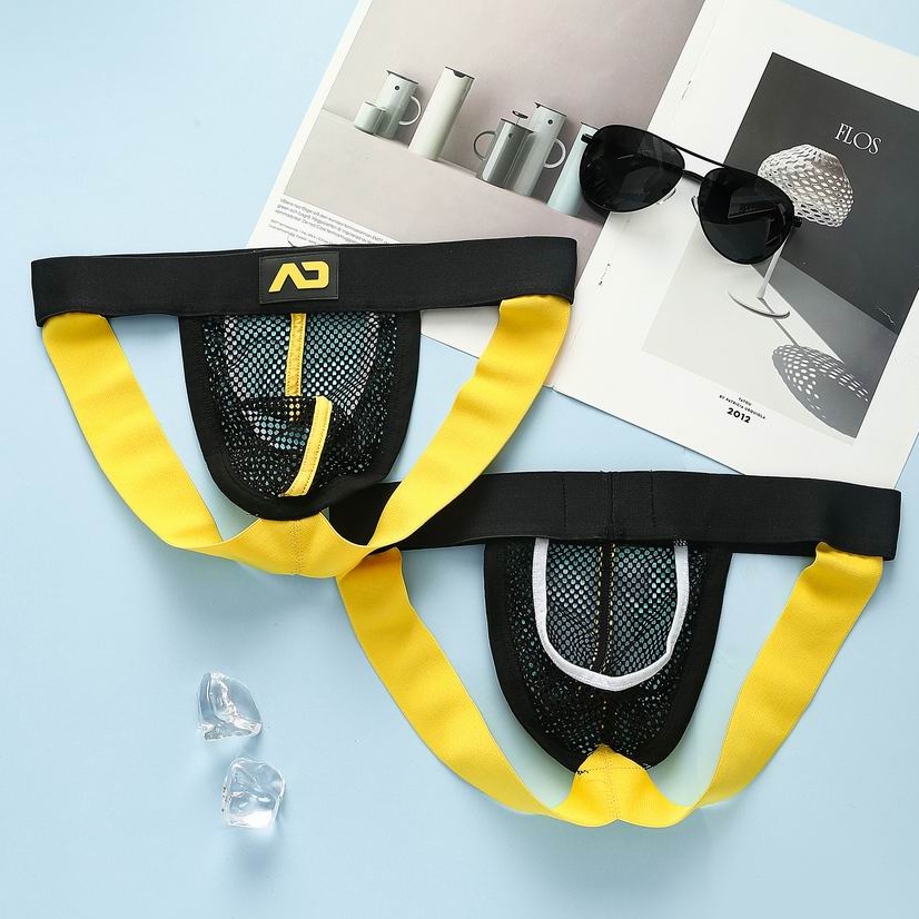 Addicted Men Mesh Jockstrap Underwear Sexy Jock Strap Briefs (Discreet ...