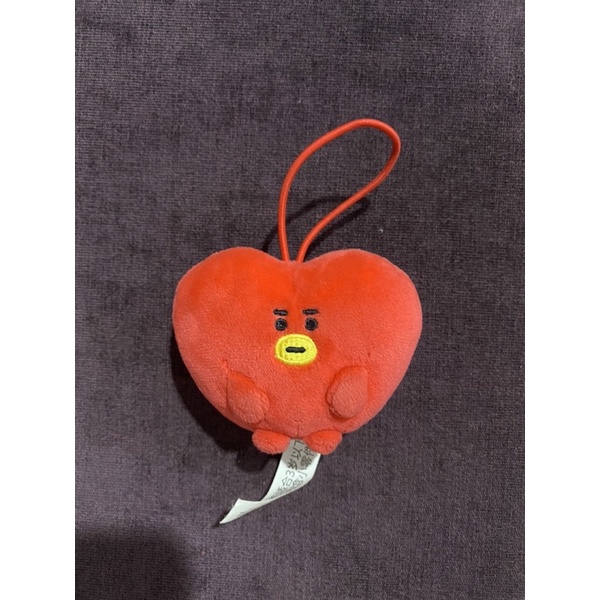 Bt21 Line friends BTS merch original taehyung V TATA NEW mascot hairtie ...