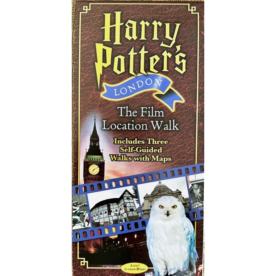 [map] Harry Potter's London the Film Location Walk map Potter Books ...