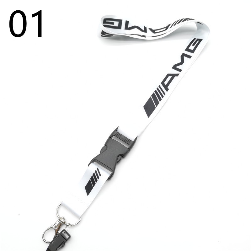 Car Lanyard AMG Modified Cultural Buckle Hanging Neck Key Lanyard ...