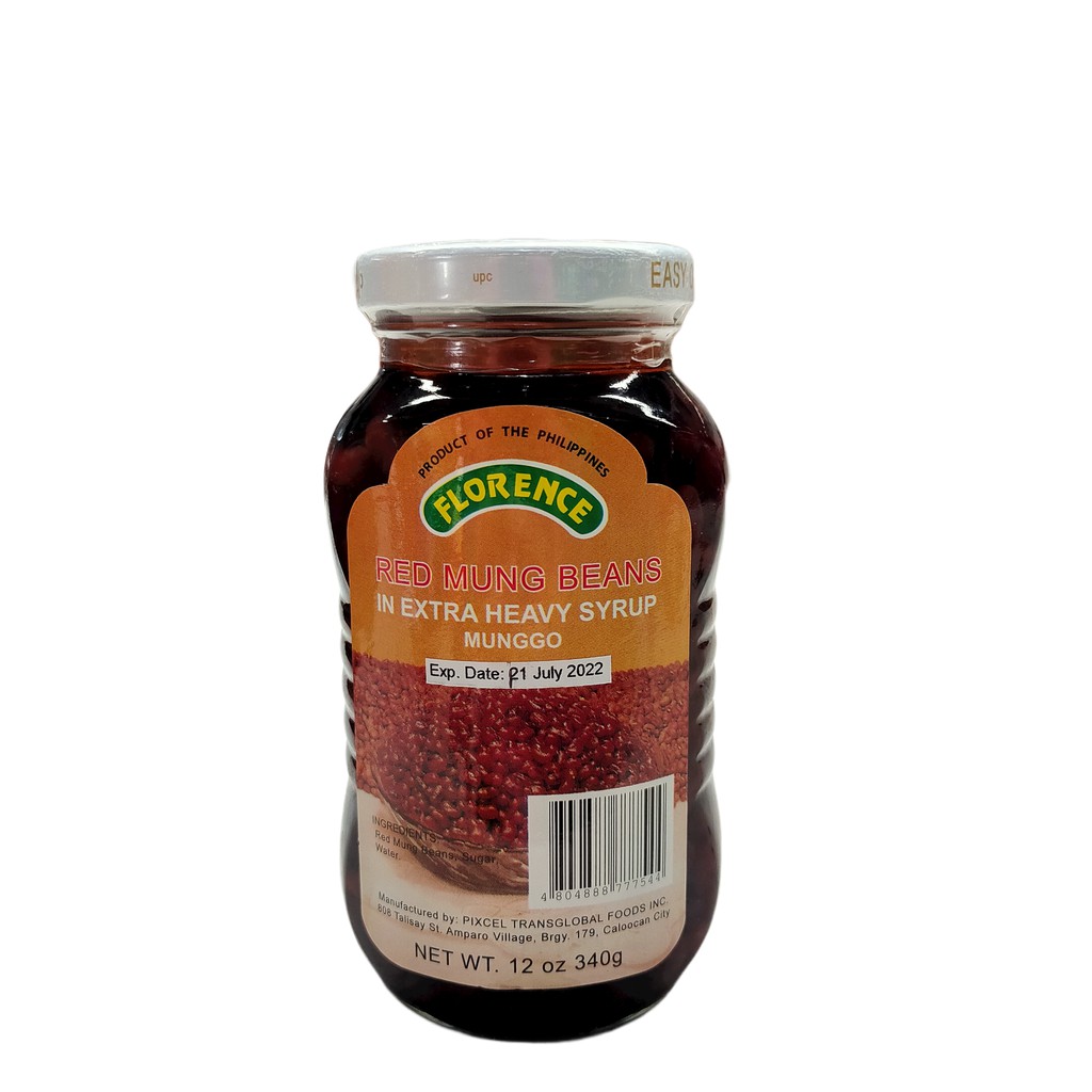 Florence Munggo Beans Red 340g | Shopee Philippines