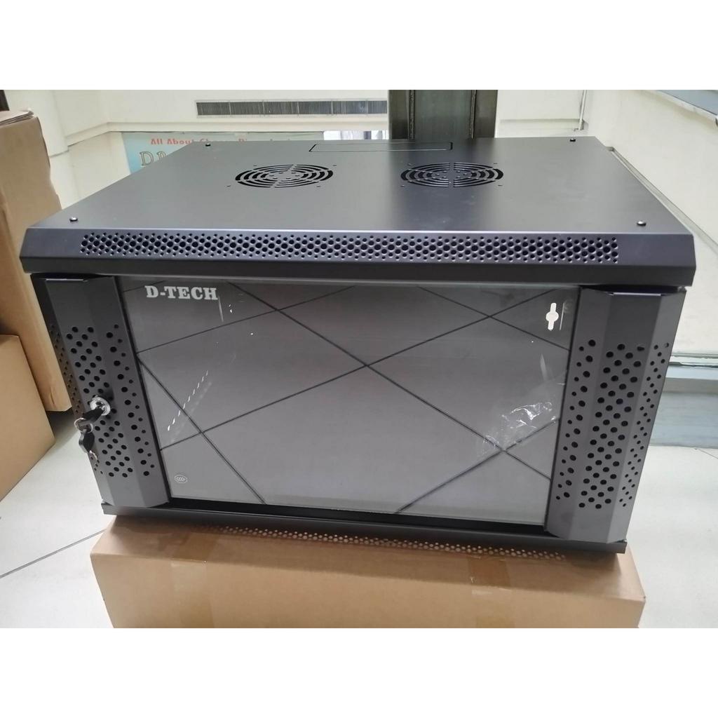 D-Tech 6406W 6U/6-Layer Wallmounted Data Cabinet W=600 * D= 450 * H=1FT ...