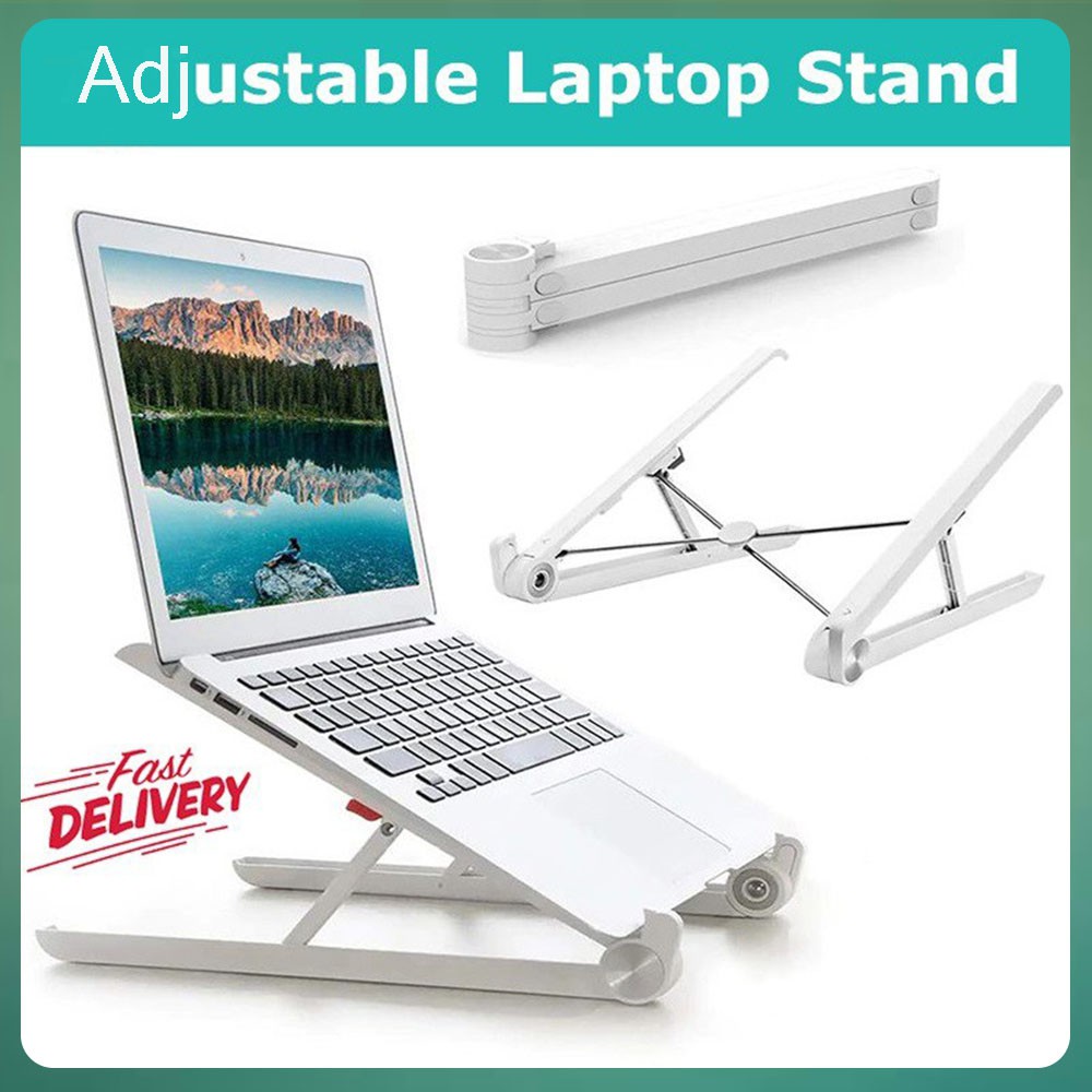 Foldable Healthy Posture Laptop Stand Adjustable Portable Travel ...