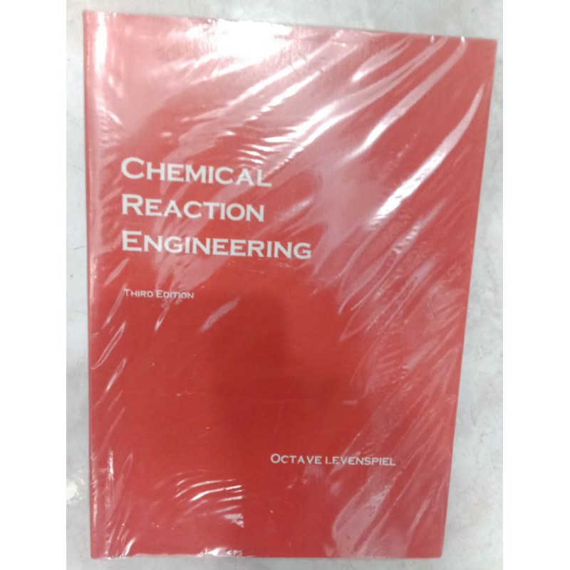 CHEMICAL REACTION ENGINEERING by Octave Levenspiel | Shopee Philippines