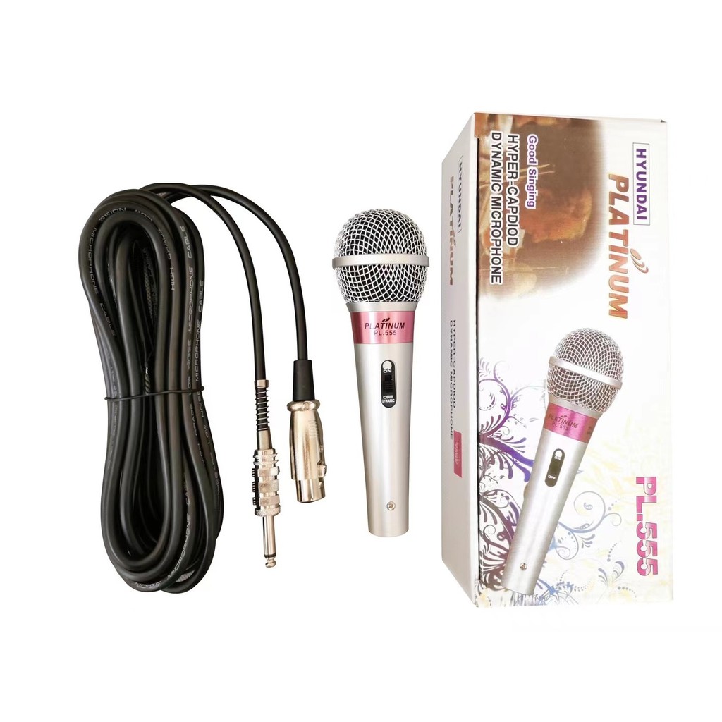 pinsan PLATINUM PL-555 MICROPHONE | Shopee Philippines