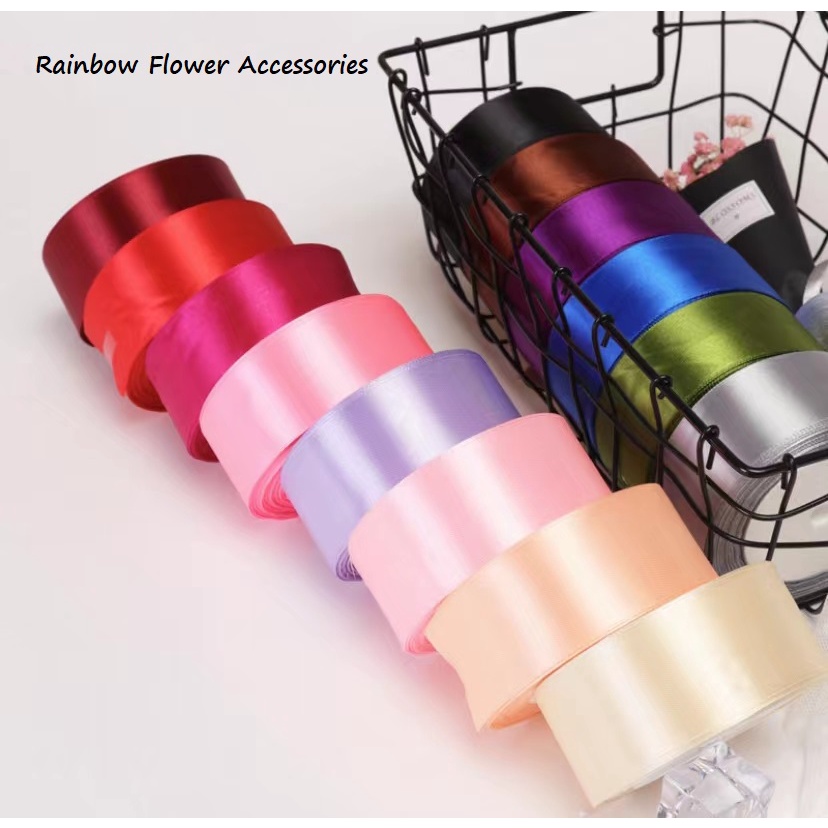 Plain satin ribbon store