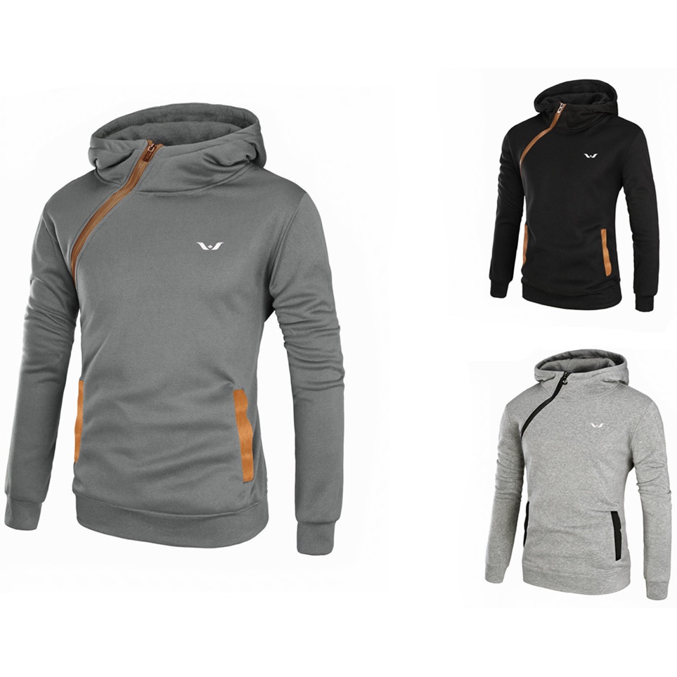 Men and Women's Cotton Hoodie Jacket with side zipper 3053 | Shopee ...