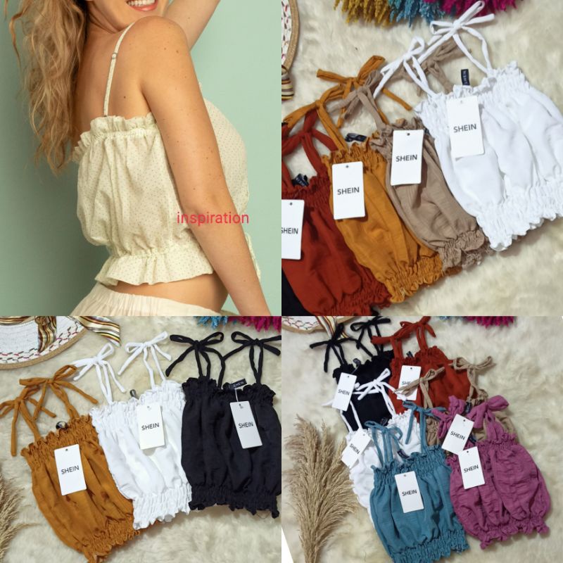 Bubbles Lattice Crop Top | Shopee Philippines