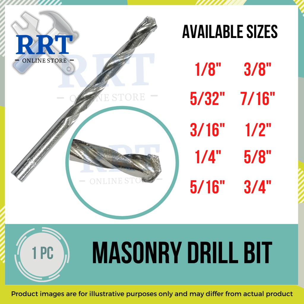 Masonry Drill Bits (12mm, 16mm, 18mm) | Shopee Philippines