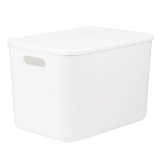 Vusign by Deli Storage Box Stackable Basket Bin with Lid Space Saver ...