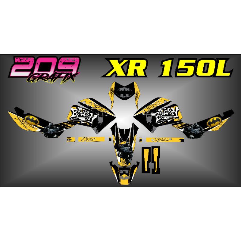 Honda XR 150L decals | Shopee Philippines