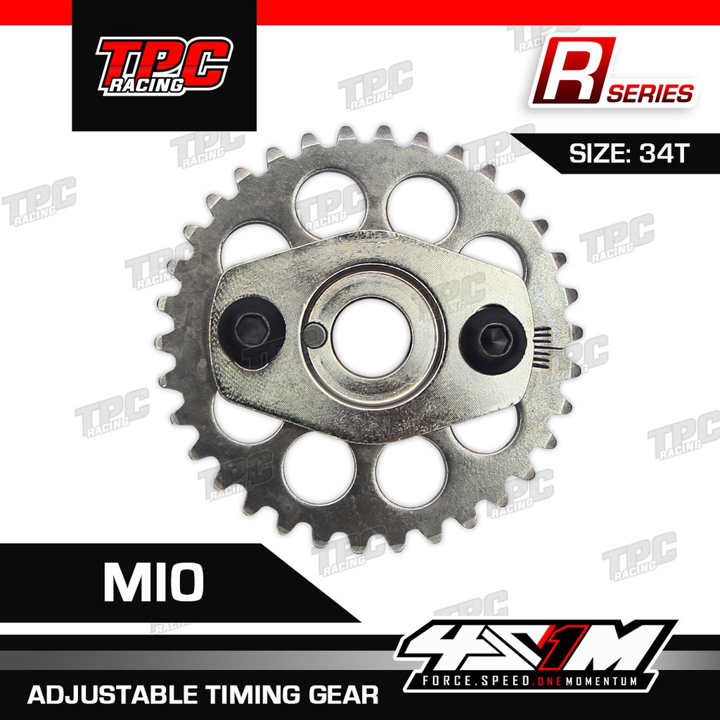 4S1M TIMING GEAR (ADJUSTABLE) MIO 34T, MIO 125 M3 | Shopee Philippines