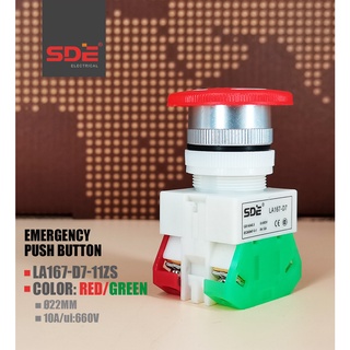 EMERGENCY STOP PUSH BUTTON (LA167-D7-11ZS) | Shopee Philippines
