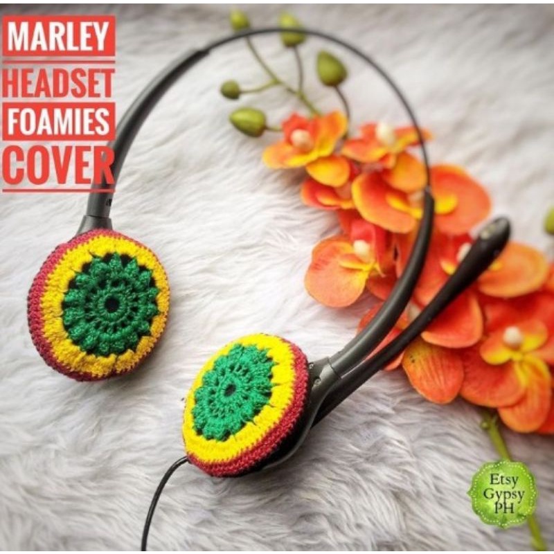Plantronics 2inch diameter Crocheted Headset Cushion & Mic Cover (ON ...