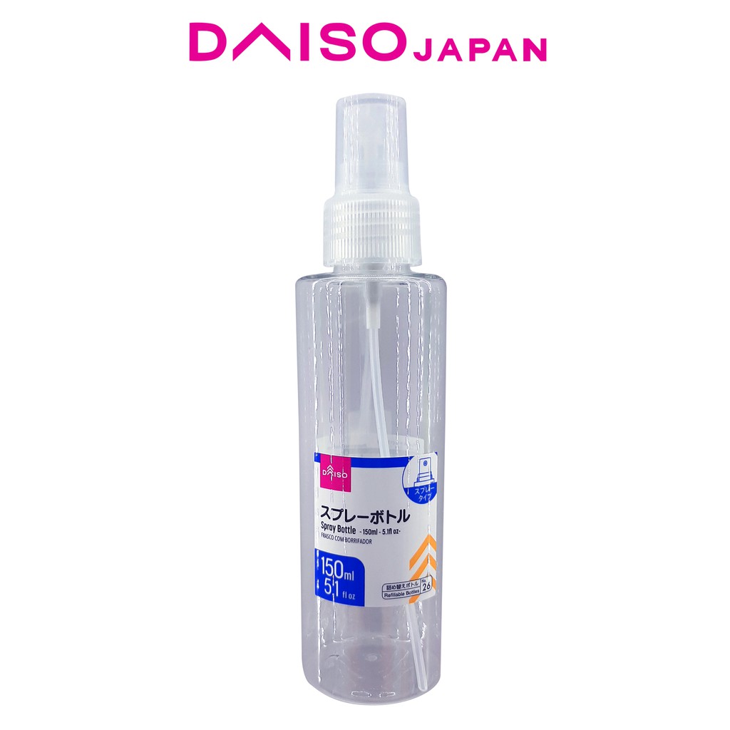 Daiso Clear Refillable Spray Bottle (150ml) | Shopee Philippines