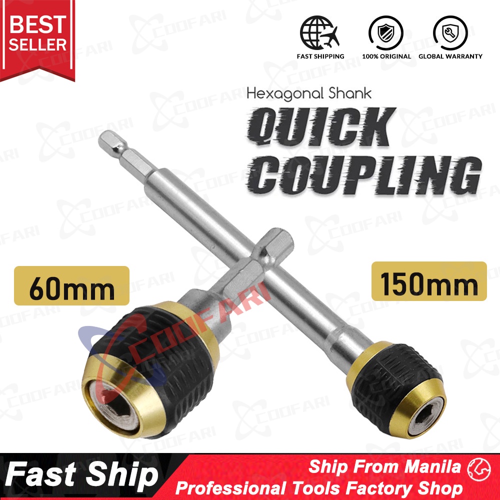 1/4 'Hex Shank Drill Bits Adapter 60mm Keyless Drill Chuck Screwdriver ...