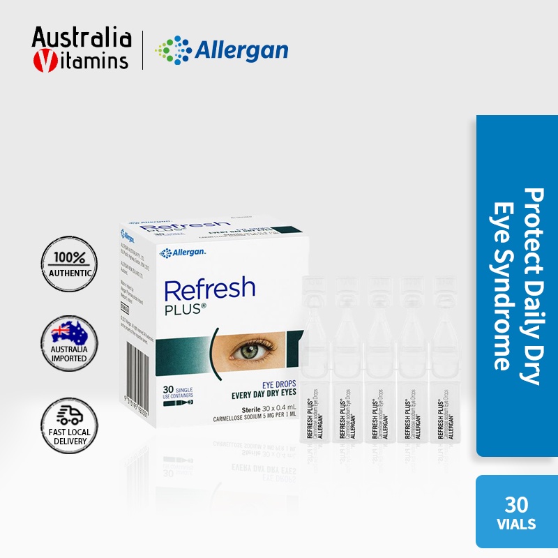 Allergan Refresh Plus Eye Drops 30 Sterile | Shopee Philippines