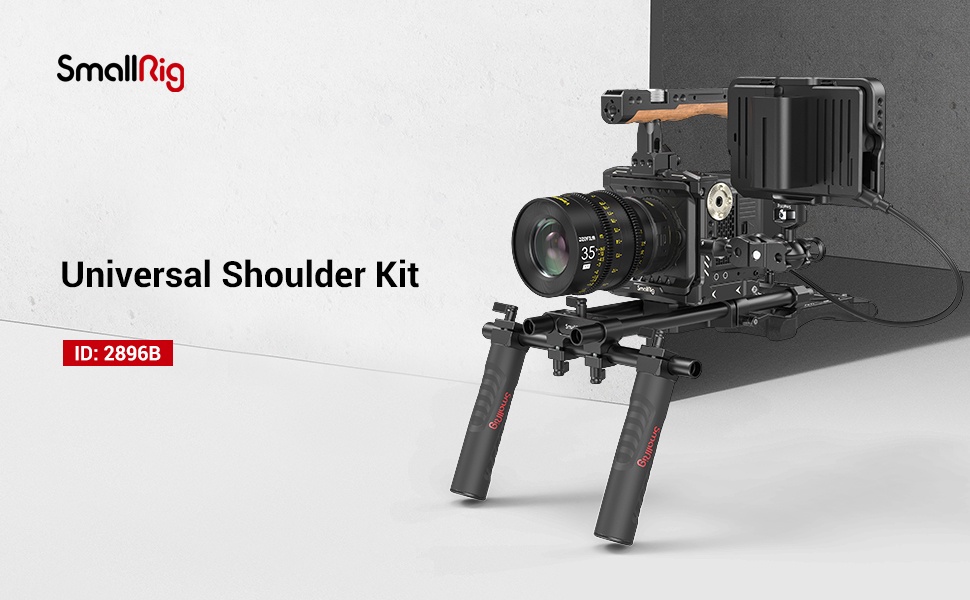 SmallRig Universal Basic Camera Shoulder Mount Kit for DSLR, Mirrorless ...