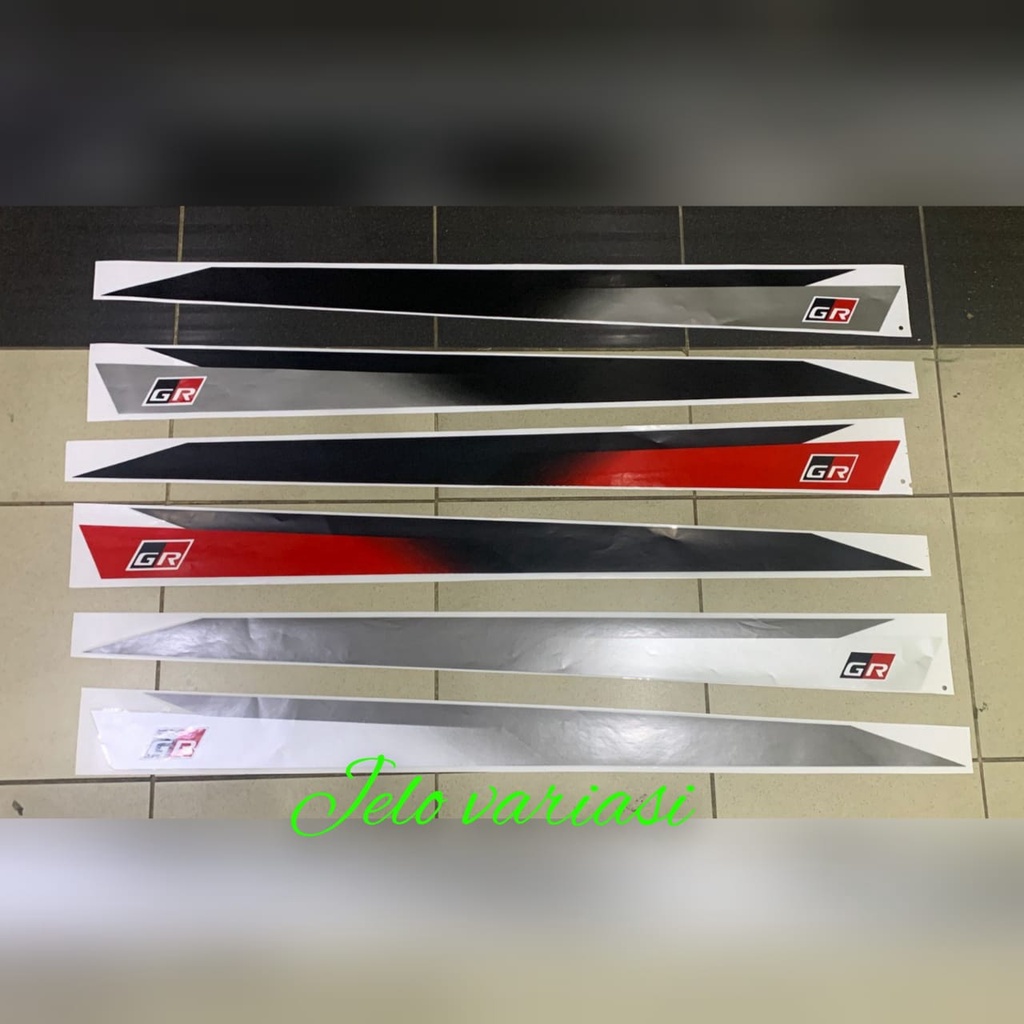 2022 Toyota Avanza Side Body Sticker GR Sport Car Sticker - Variations ...