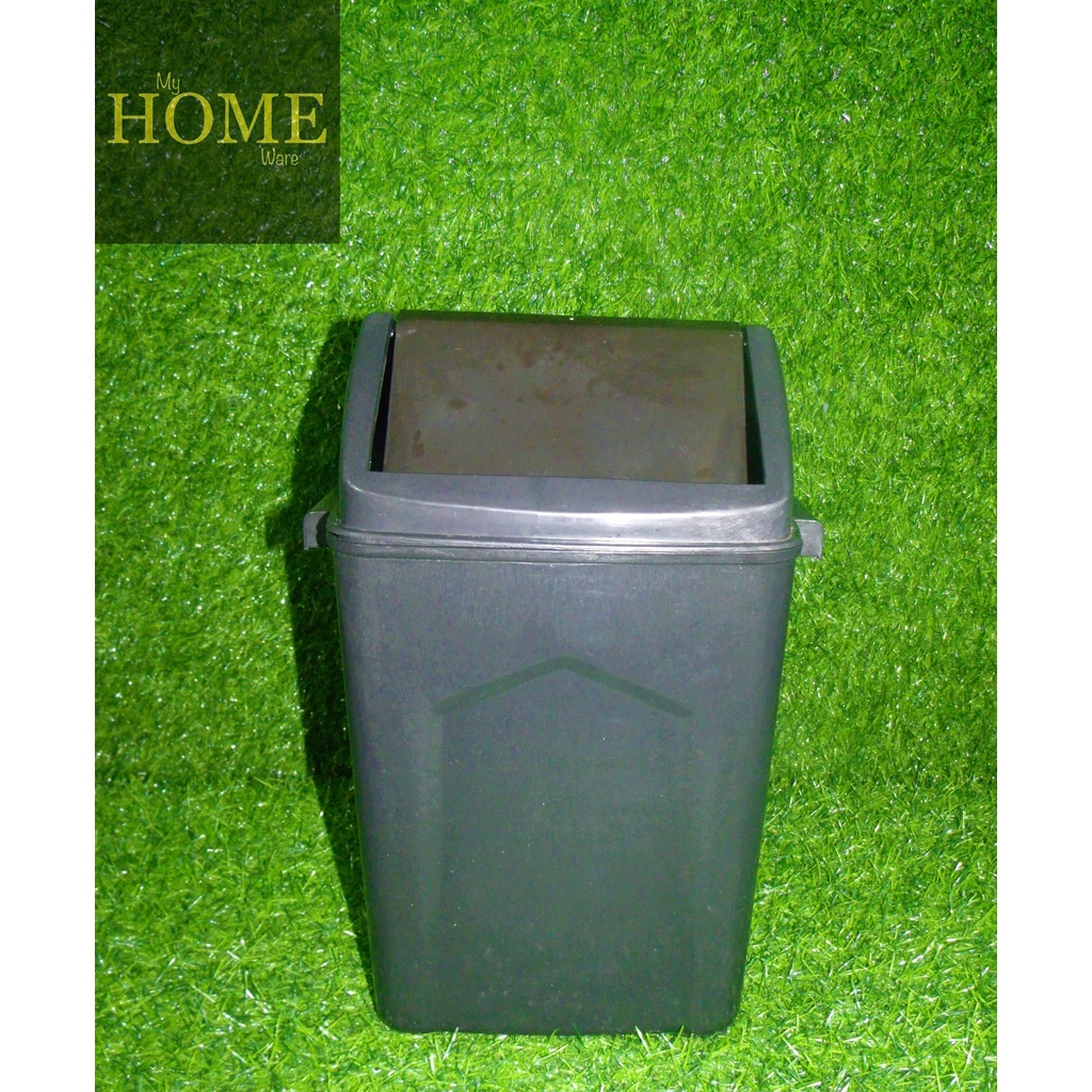 #306 Sense & Style Flip Cover Trash Bin/Basurahan (Black/White ...