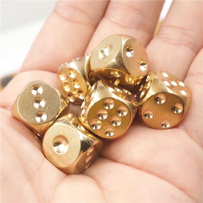 Brass dice folk game entertainment collectible | Shopee Philippines