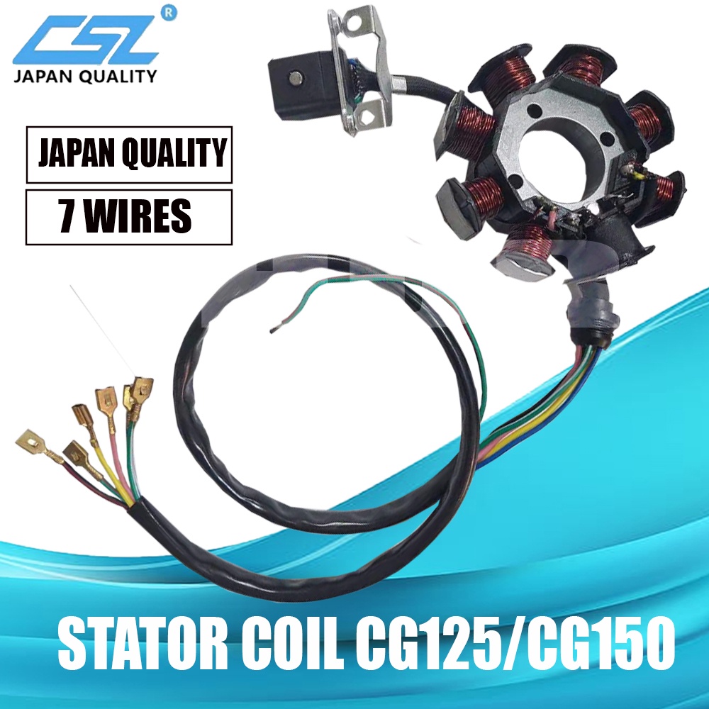 Csl Stator Coil For Honda Cg125 Cg150 Motorcycle Shopee Philippines
