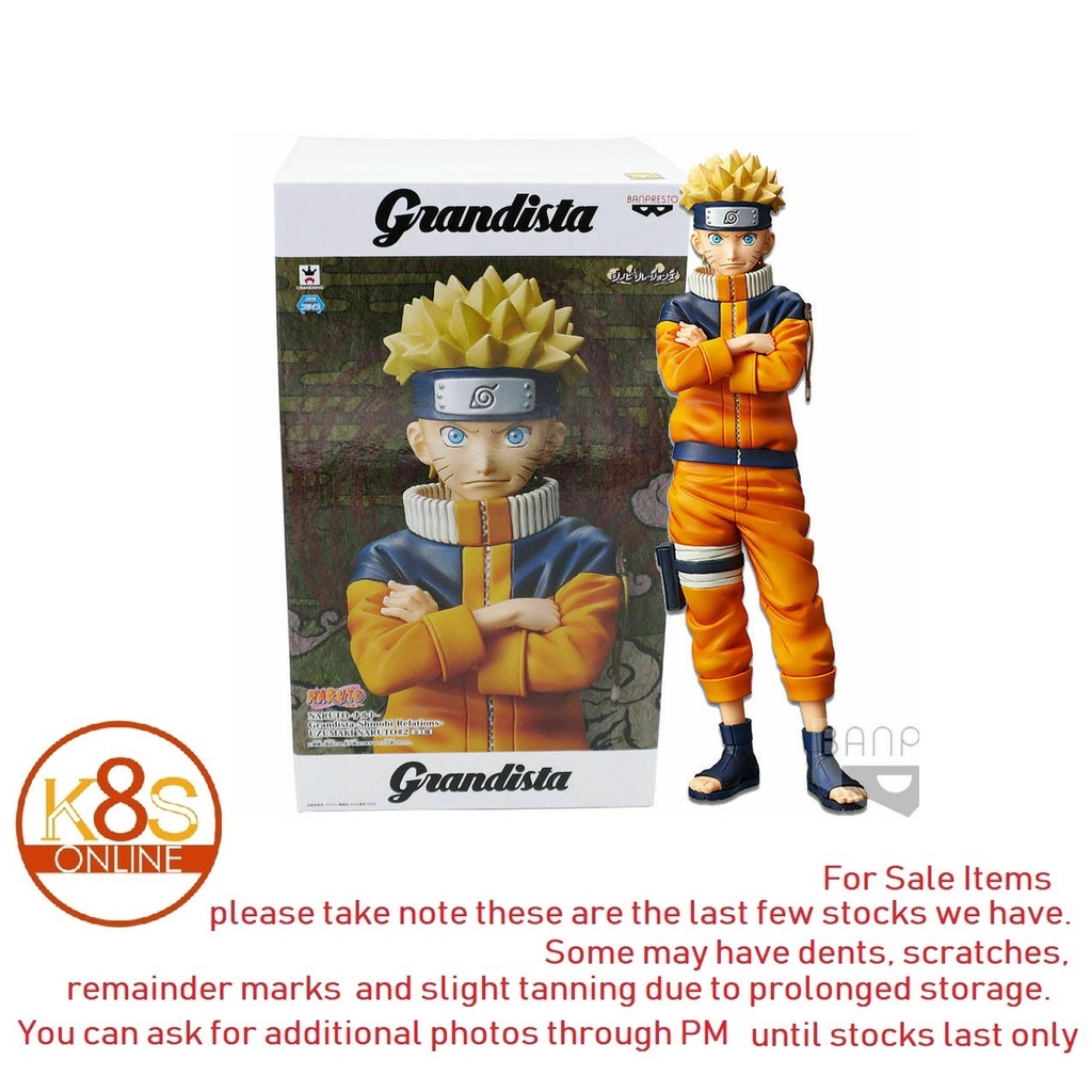 Banpresto UZUMAKI NARUTO Grandista Shinobi Relations figure | Shopee Philippines