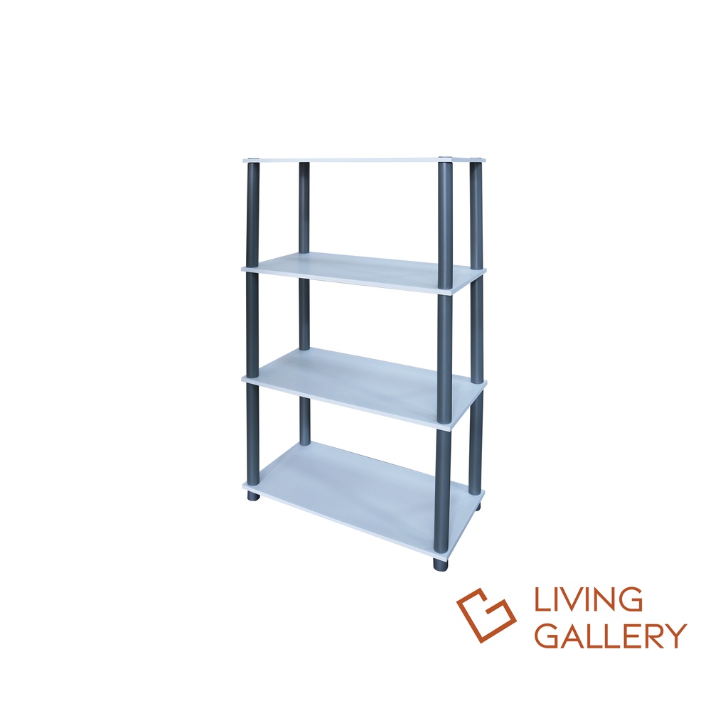 Living Gallery 4-Tier Rectangular Rack | L60xW29.5xH110cm | Suitable ...