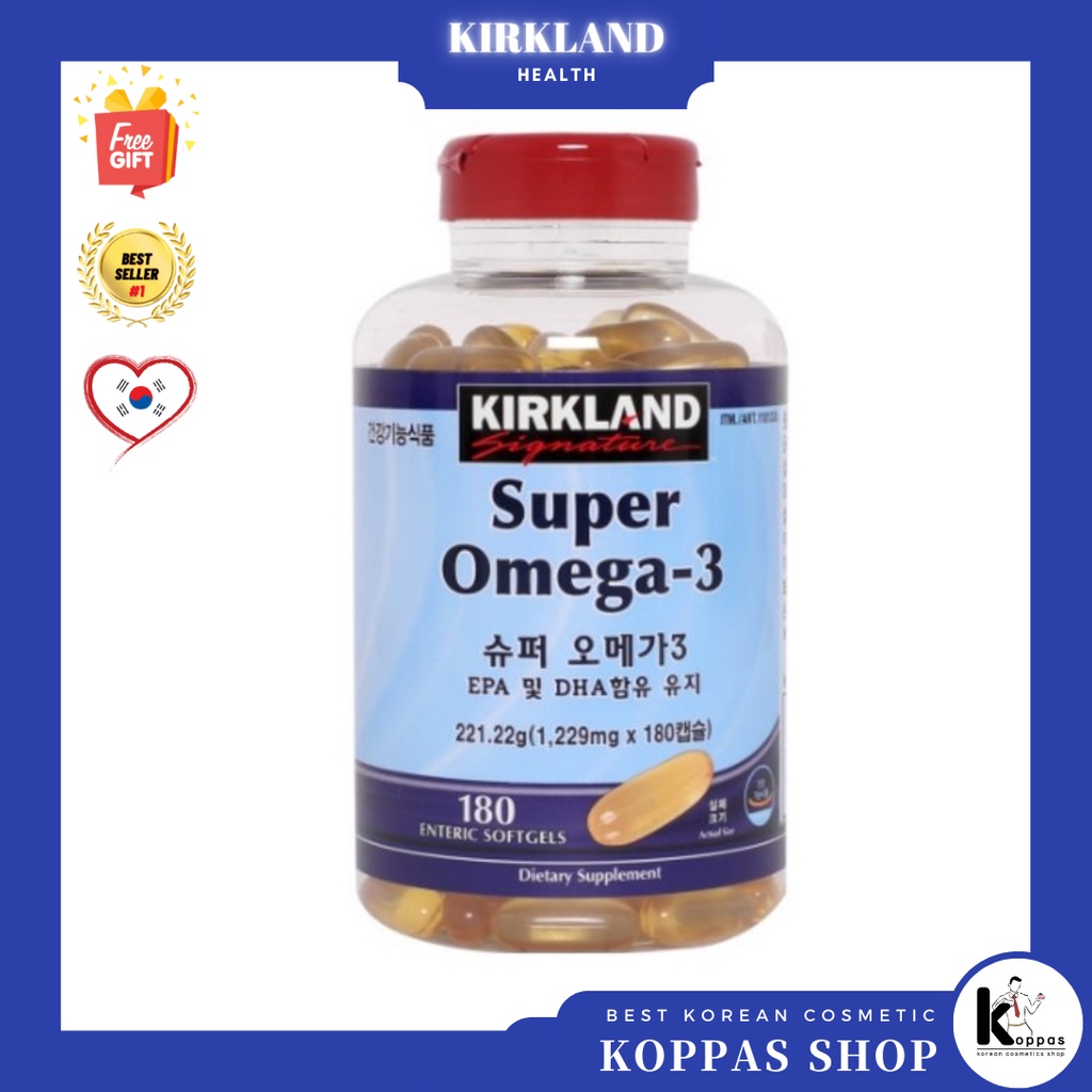 [Kirkland Signature] Fish Oil Omega3 180 Count, 04/26/2024