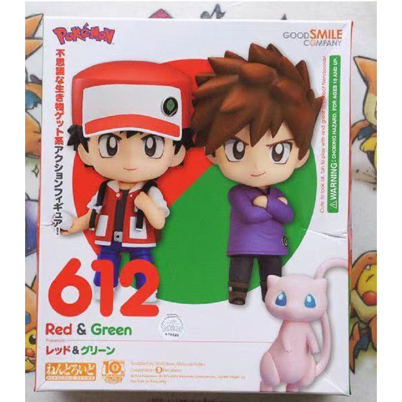 Pokemon Action Figures Ash Ketchum Mew Blue Oak Toys #612 Cute Set ...