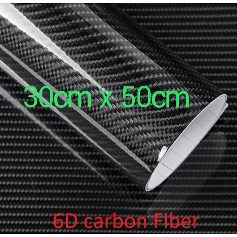 6D BLACK GLOSSY CARBON FIBER small cut 30cm x 50cm | Shopee Philippines