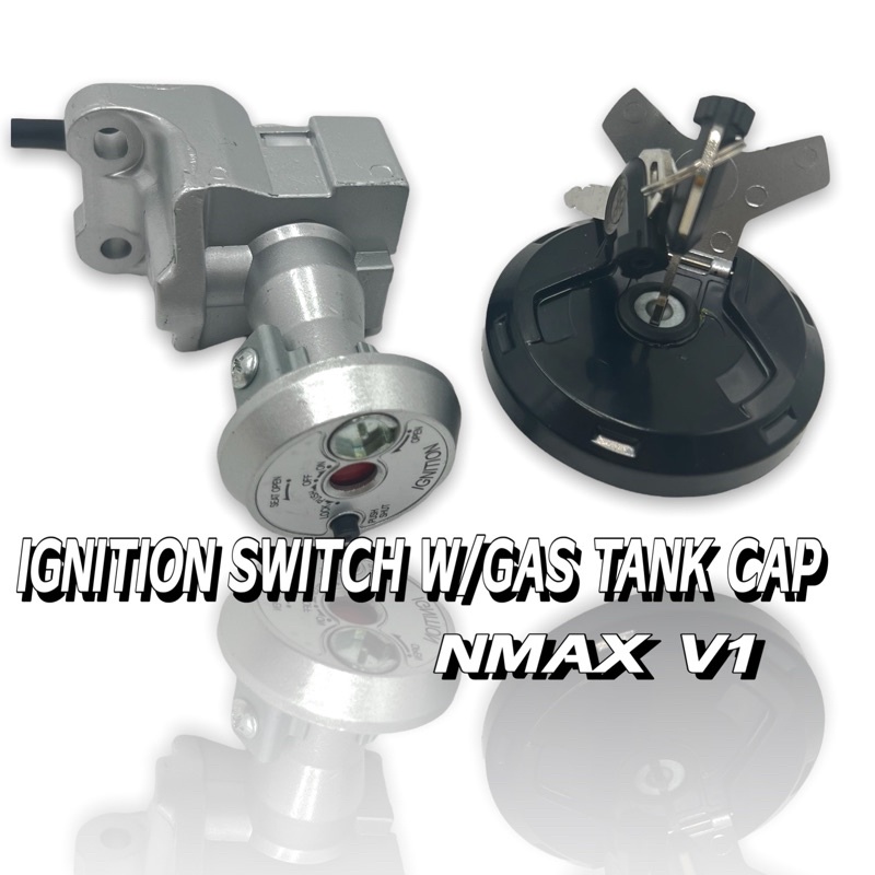 ignition switch and fuel gas tank cover key set yamaha nmax 155 v1 ...