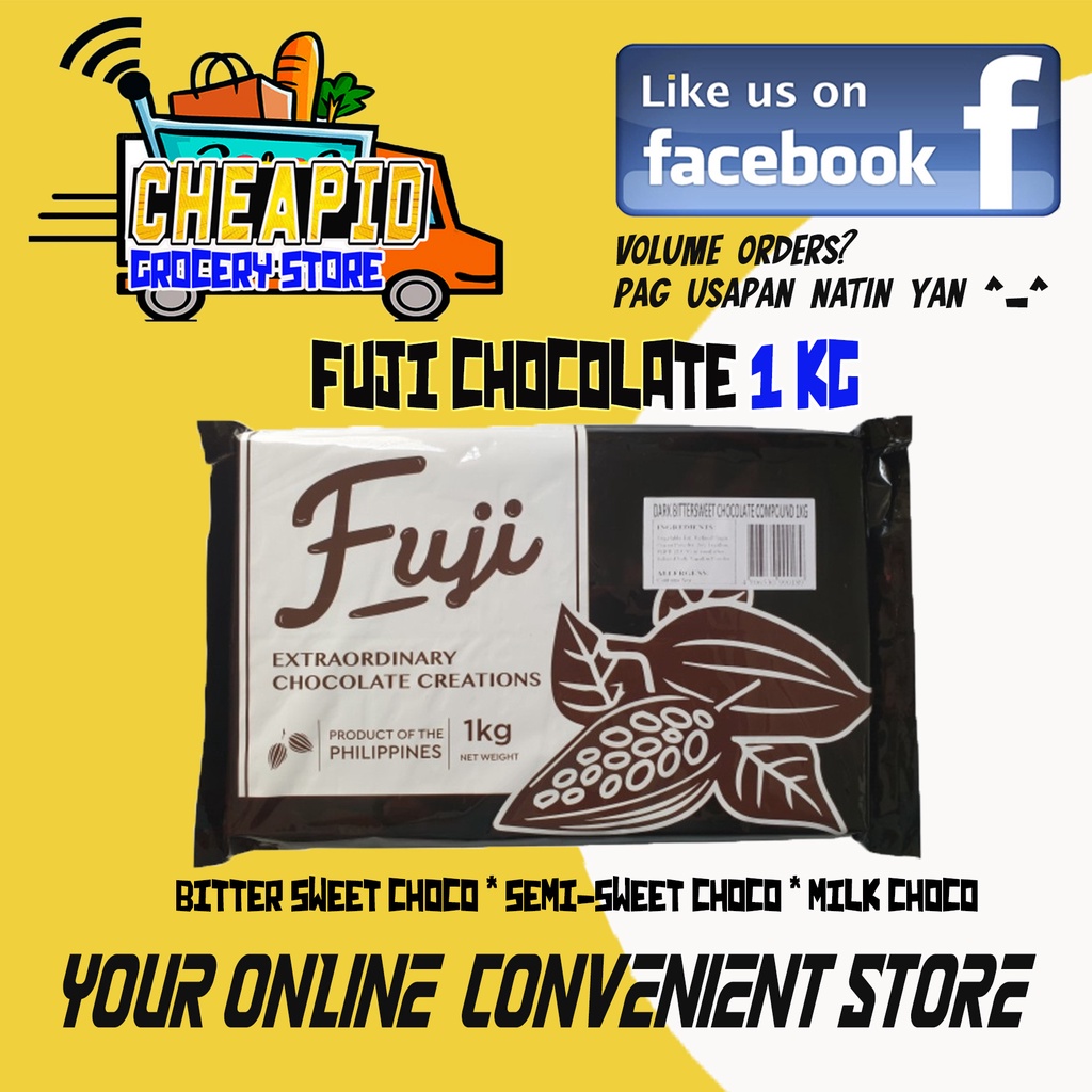 FUJI Chocolate Compound Block 1kg | Shopee Philippines