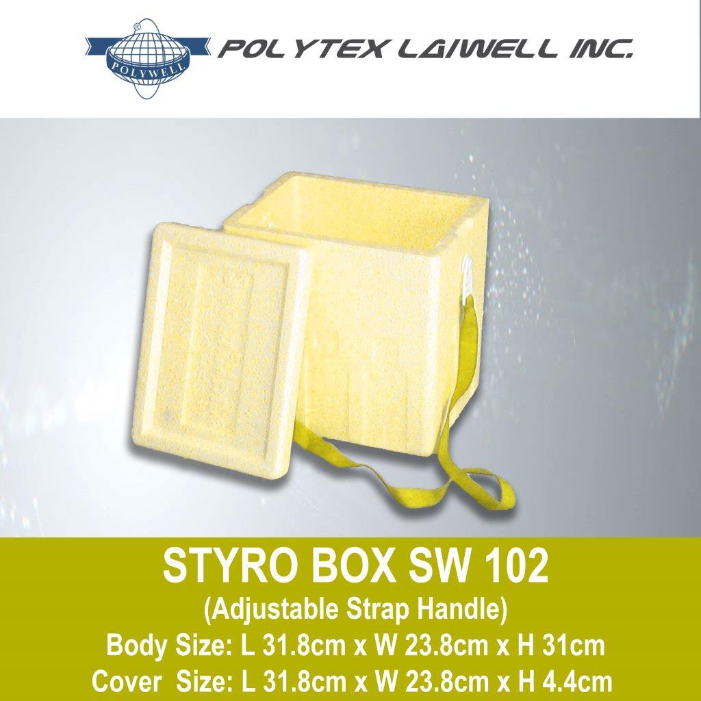 Styro Box Colored Box - SW 102 (Blue, Green, Yellow, Orange, Red ...