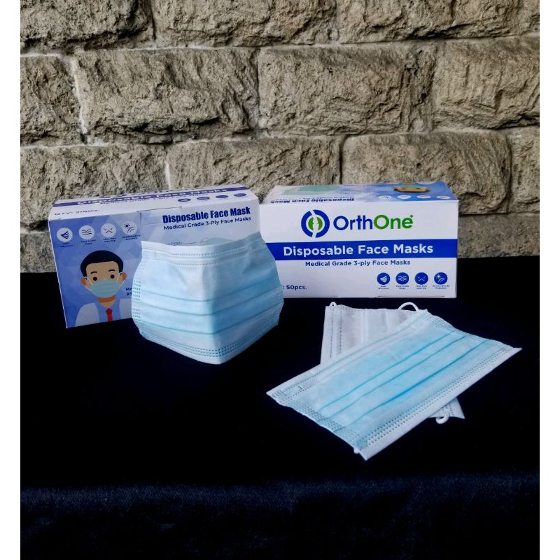 OrthOne FDA Approved Medical Grade Facemask 50's | Shopee Philippines