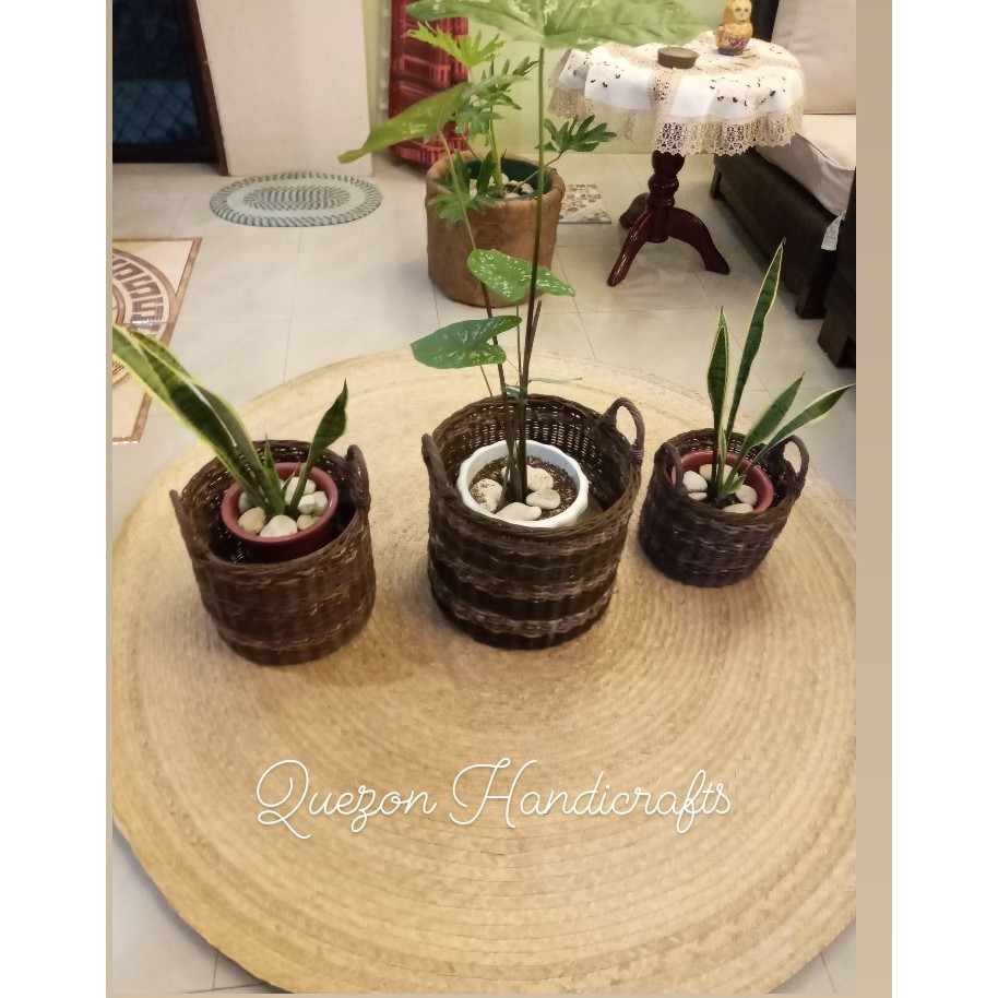 Buri Carpet / Buri Mat / Round Banig - 60" and 40" Plain | Shopee ...